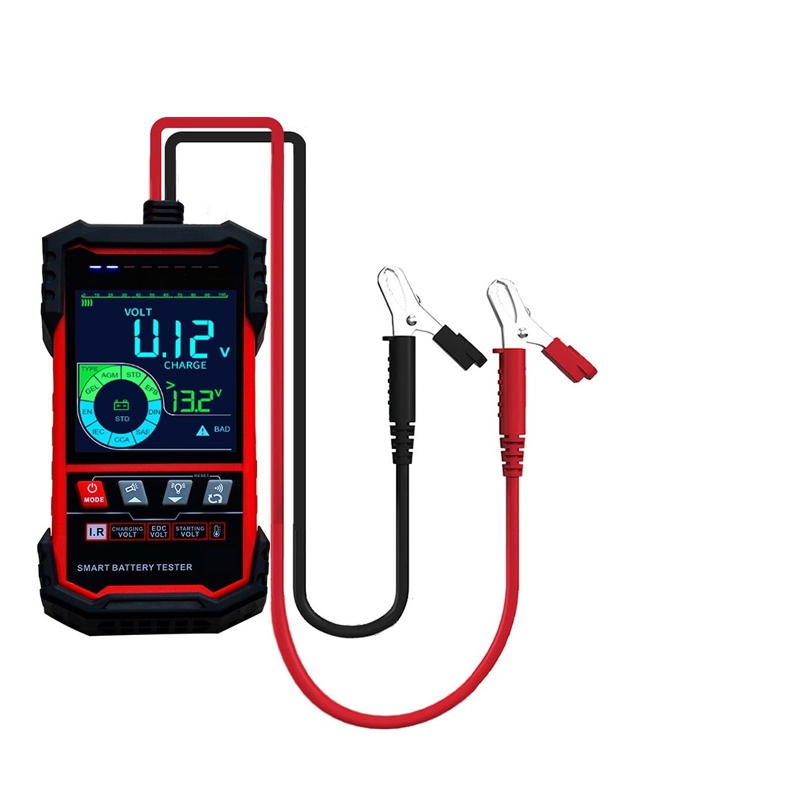 Smart Car Battery Tester Auto Recognition Battery Testing Start Testing ...