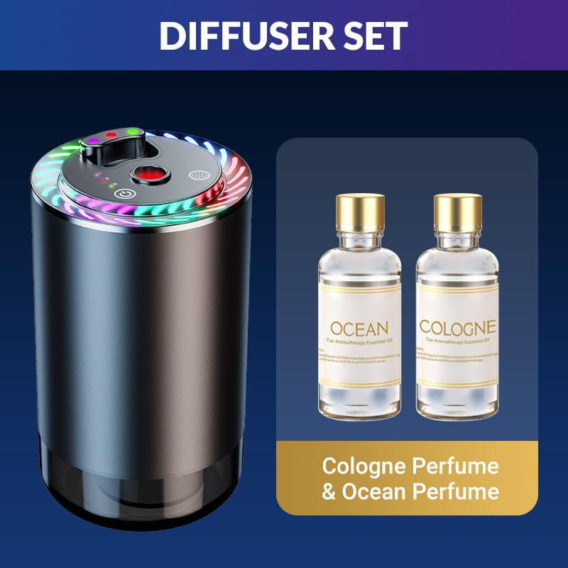 Smart Car Diffuser: 50ML×2 Natural Cologne Air Purifier Lasting ...
