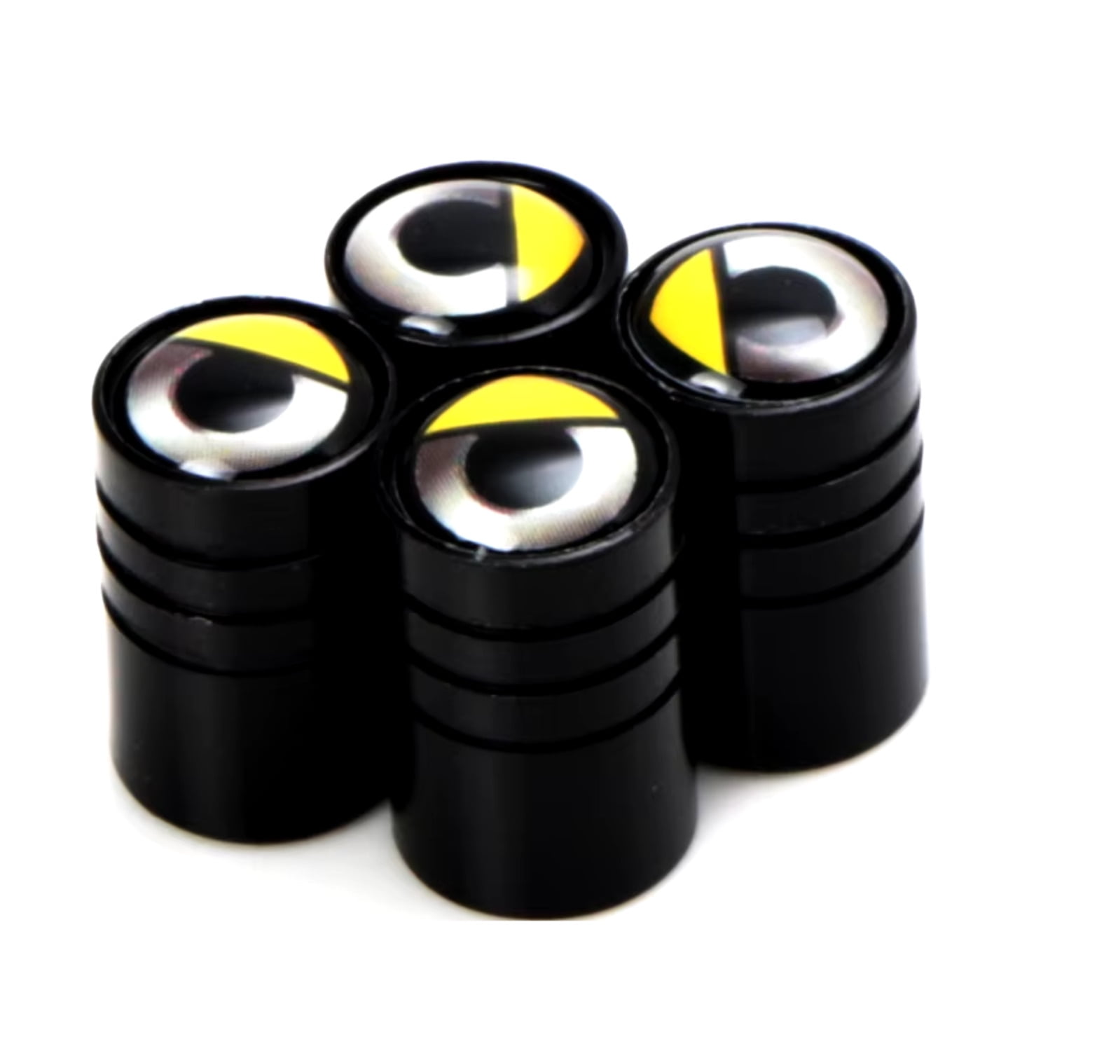 Smart Car Fortwo, Forfour, Aluminum Black Valve Stem Caps With Logo ...