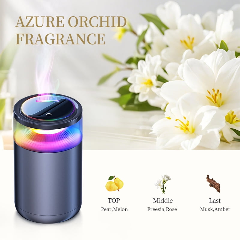 Smart Car Fragrance Diffuser Rechargeable Cloud Mist Ultrasonic Auto On ...