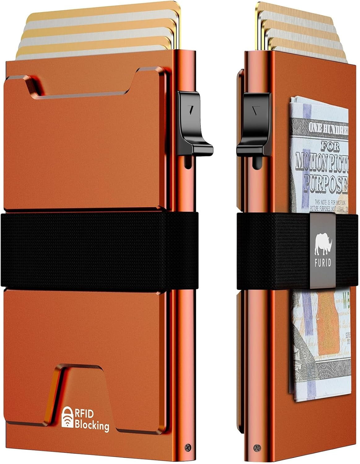 Smart Card Wallet for Men Slim: Minimalist Wallet For Men - RFID ...