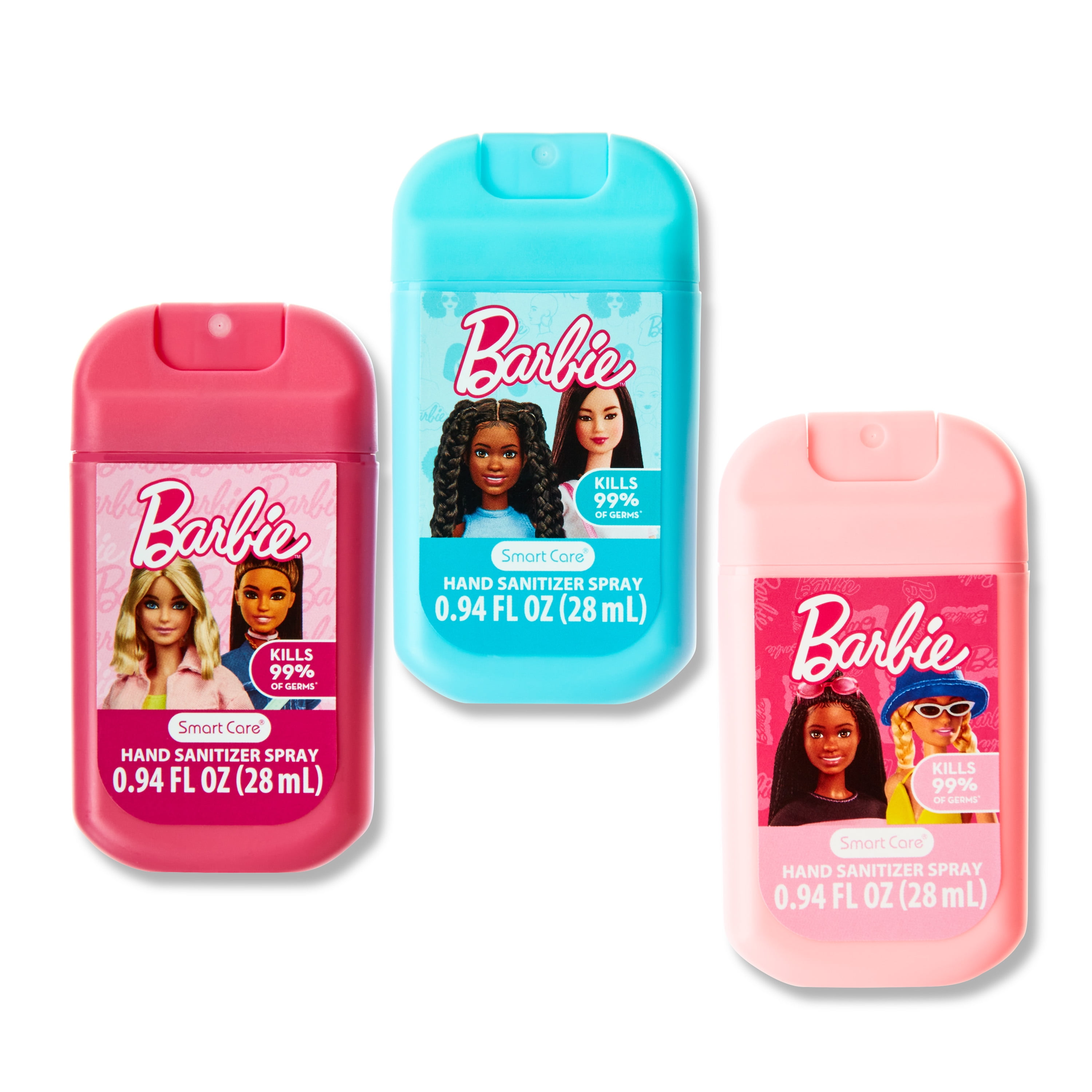 Smart Care Barbie Hand Sanitizer Spray for Children, 3 Pack - Walmart.com