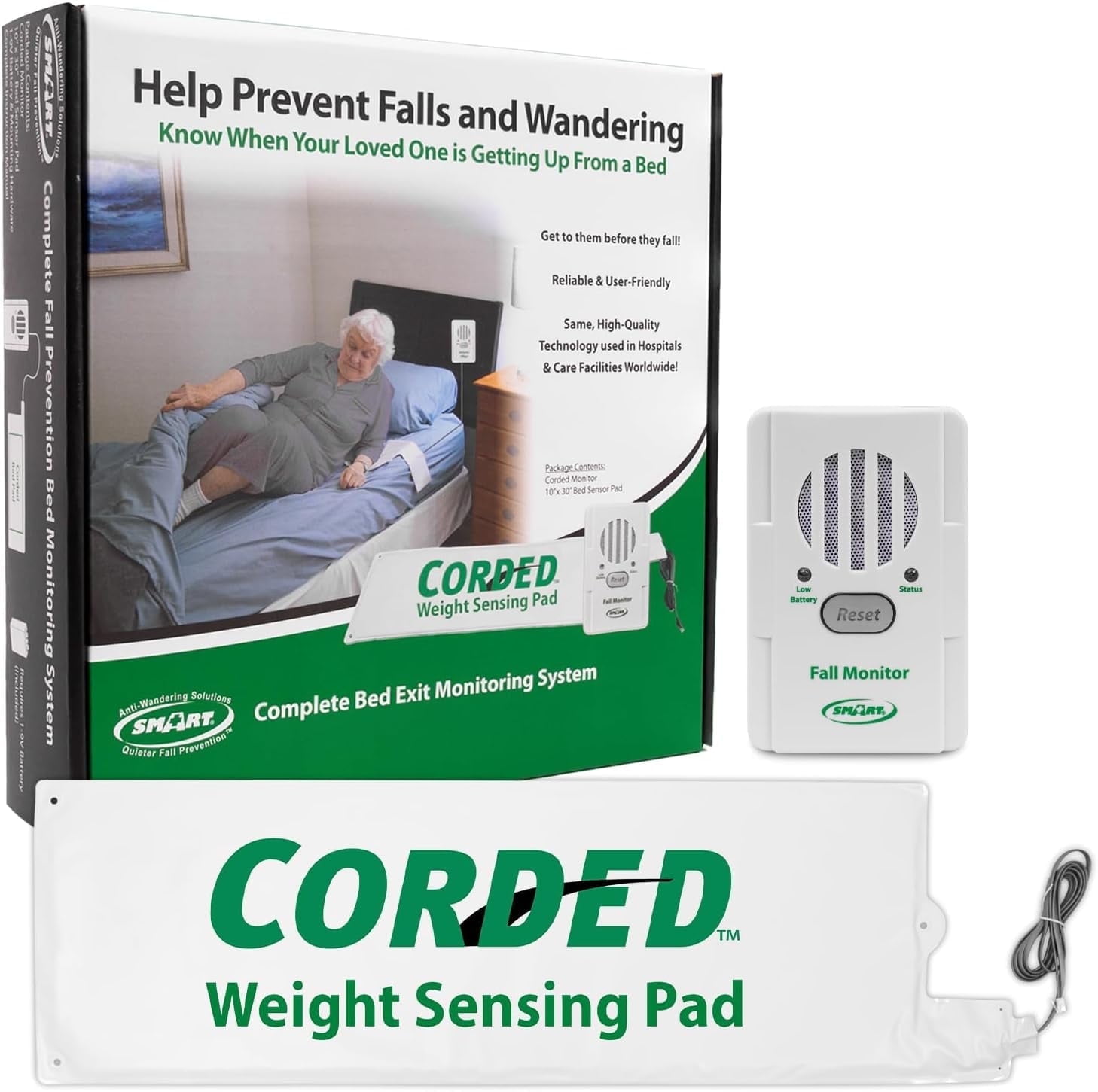 "Hospital Safety Device: Bed/Chair Exit Alert with Corded Weight ...