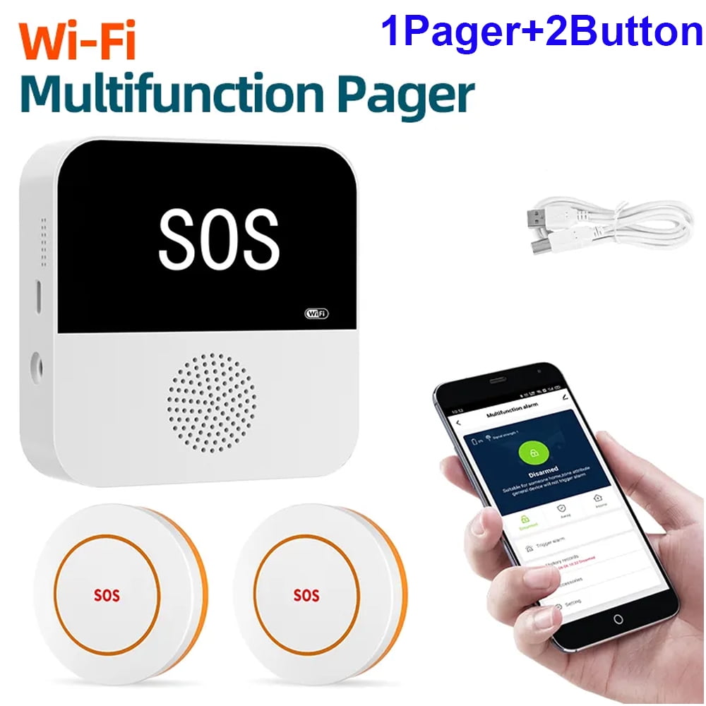Smart Caregiver Pager Wireless Life Alert Systems for Seniors, Fall ...