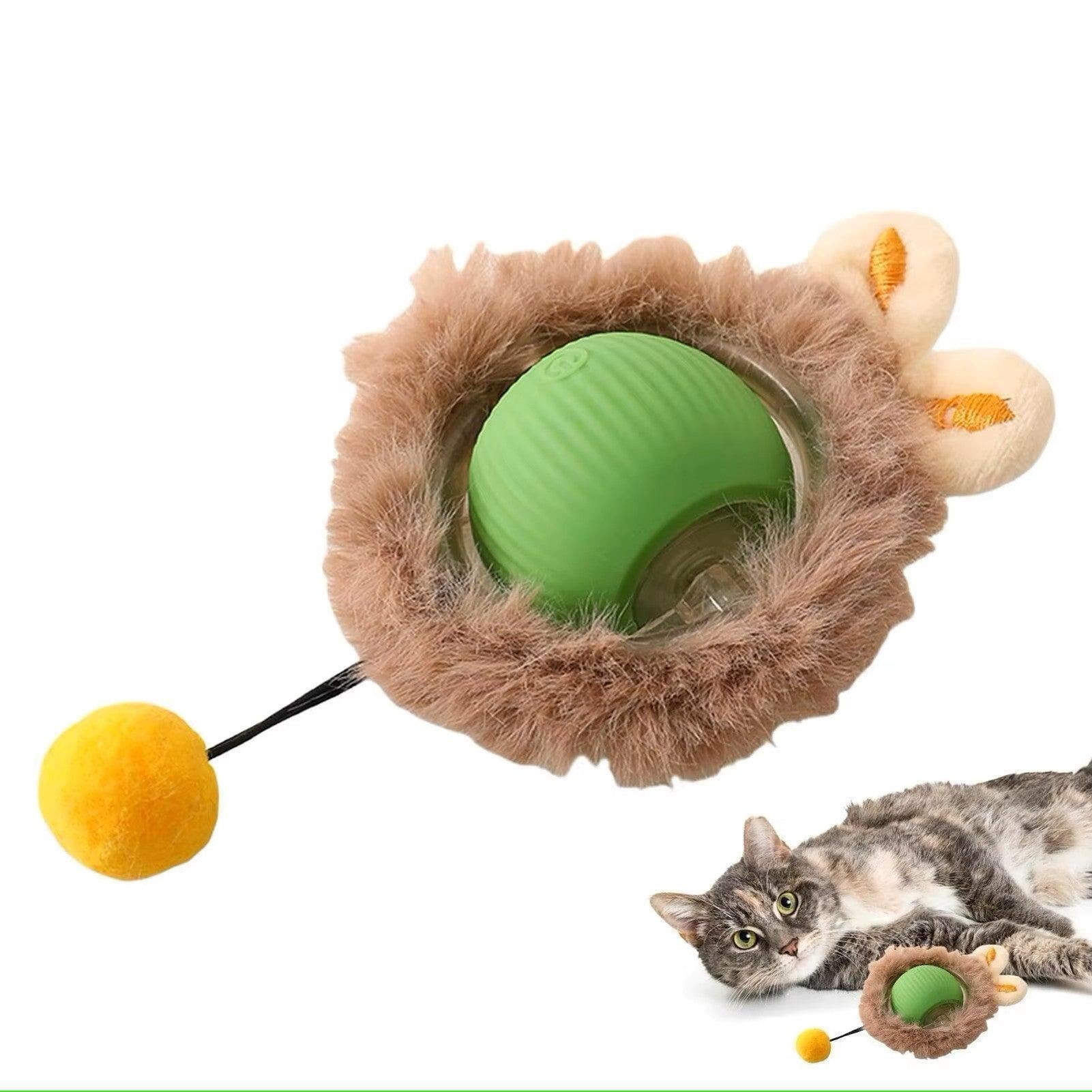 Smart Cat Ball: Fast Rolling Toy with Tail Accessory - Walmart.com