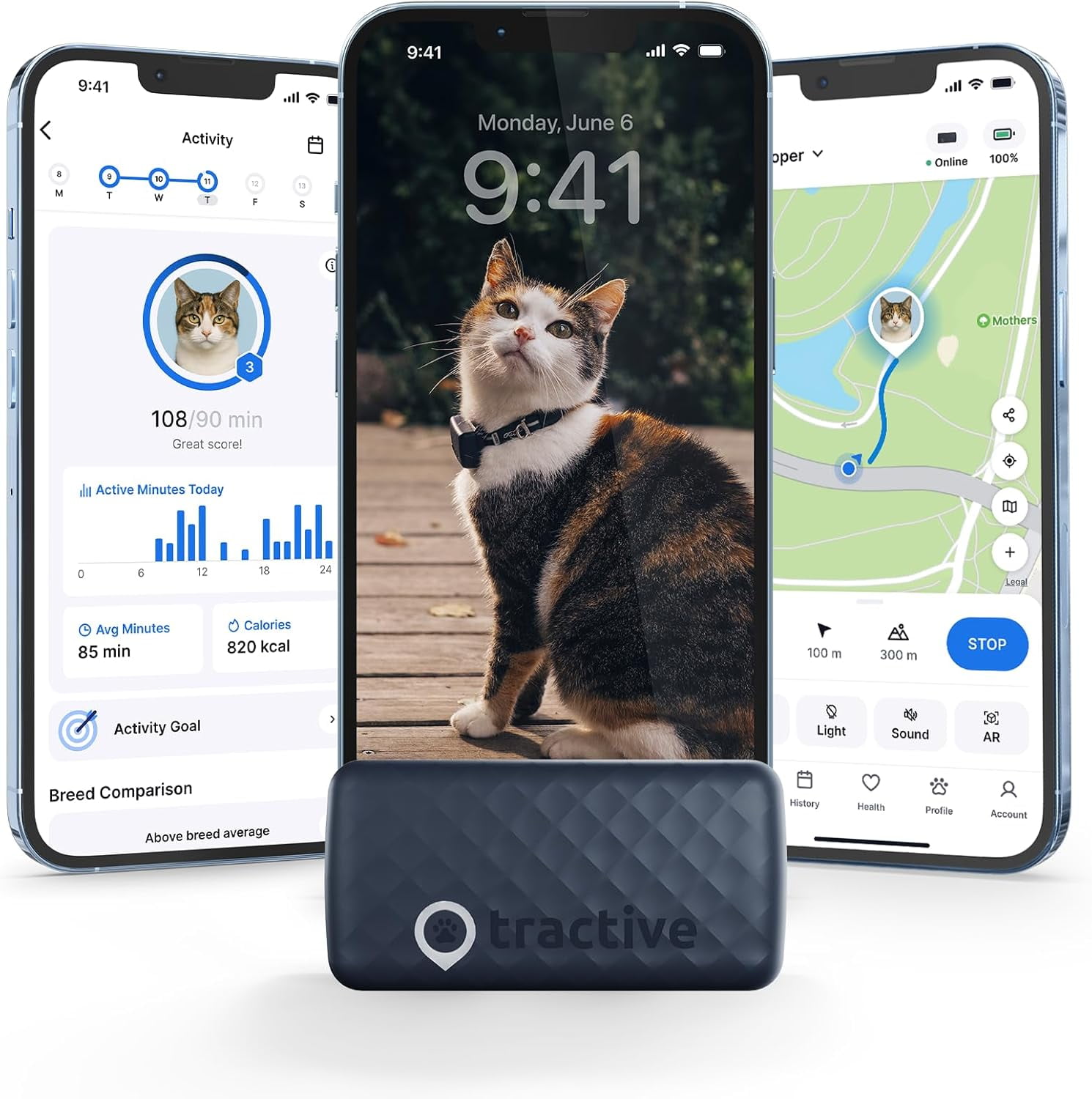 Smart Cat GPS Tracker | Real-Time Location & Wellness Monitoring for ...
