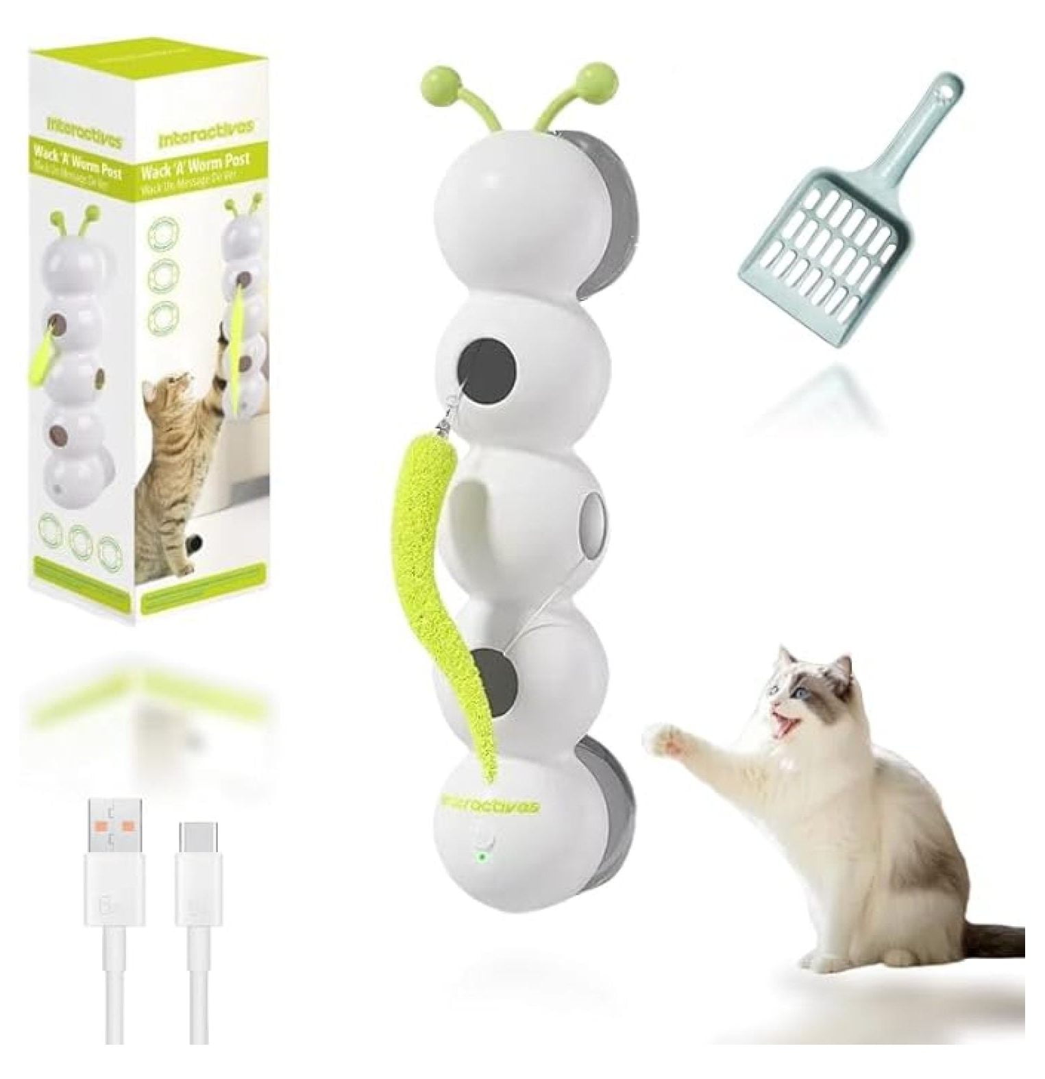 Smart Cat Toy， Smart Cat Toy，2025 Interactive BPA-Free Cat Exercise Toy ...