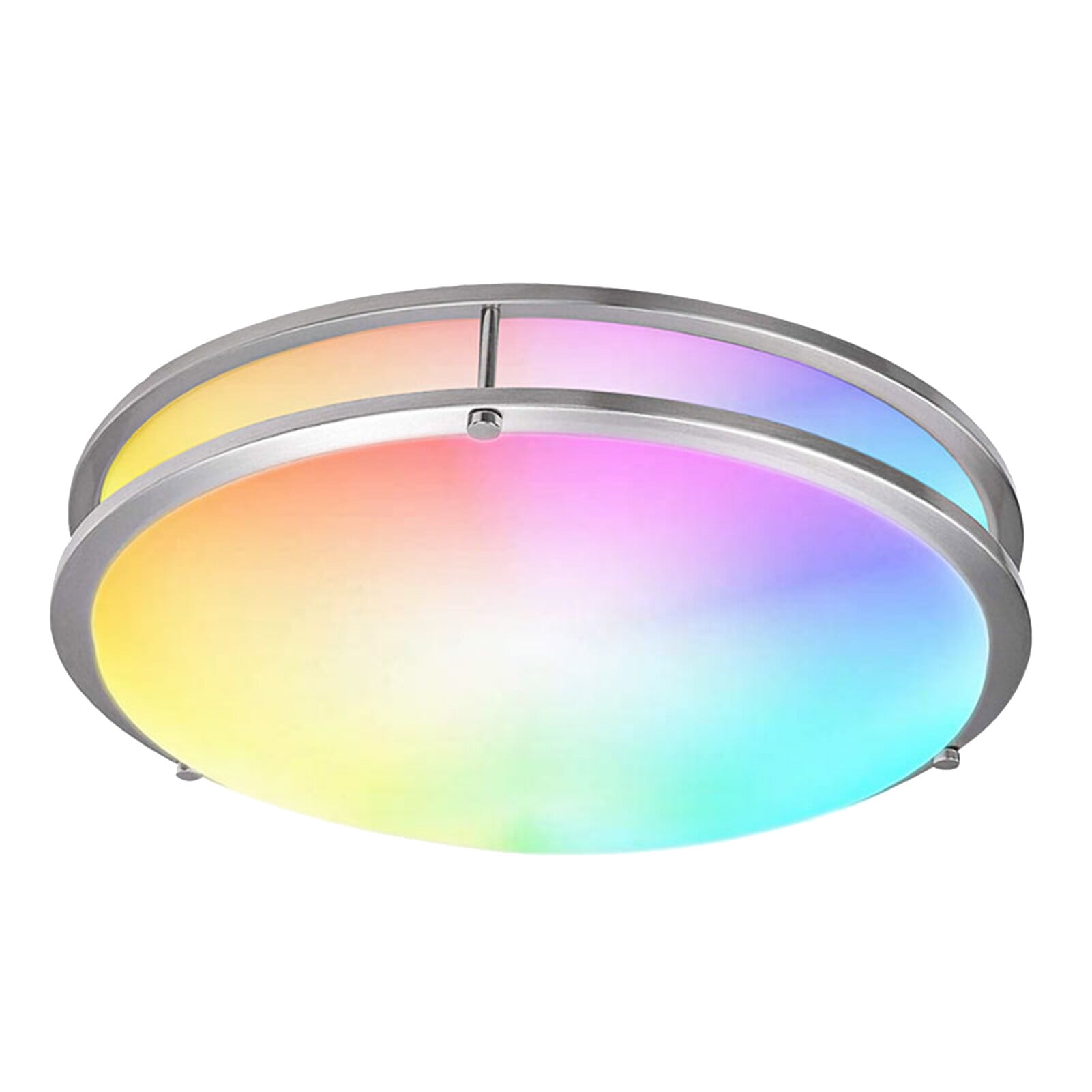 Smart Ceiling Light 12-inch 20W Flush Mount Wi-Fi Ceiling Lamp 2700K ...