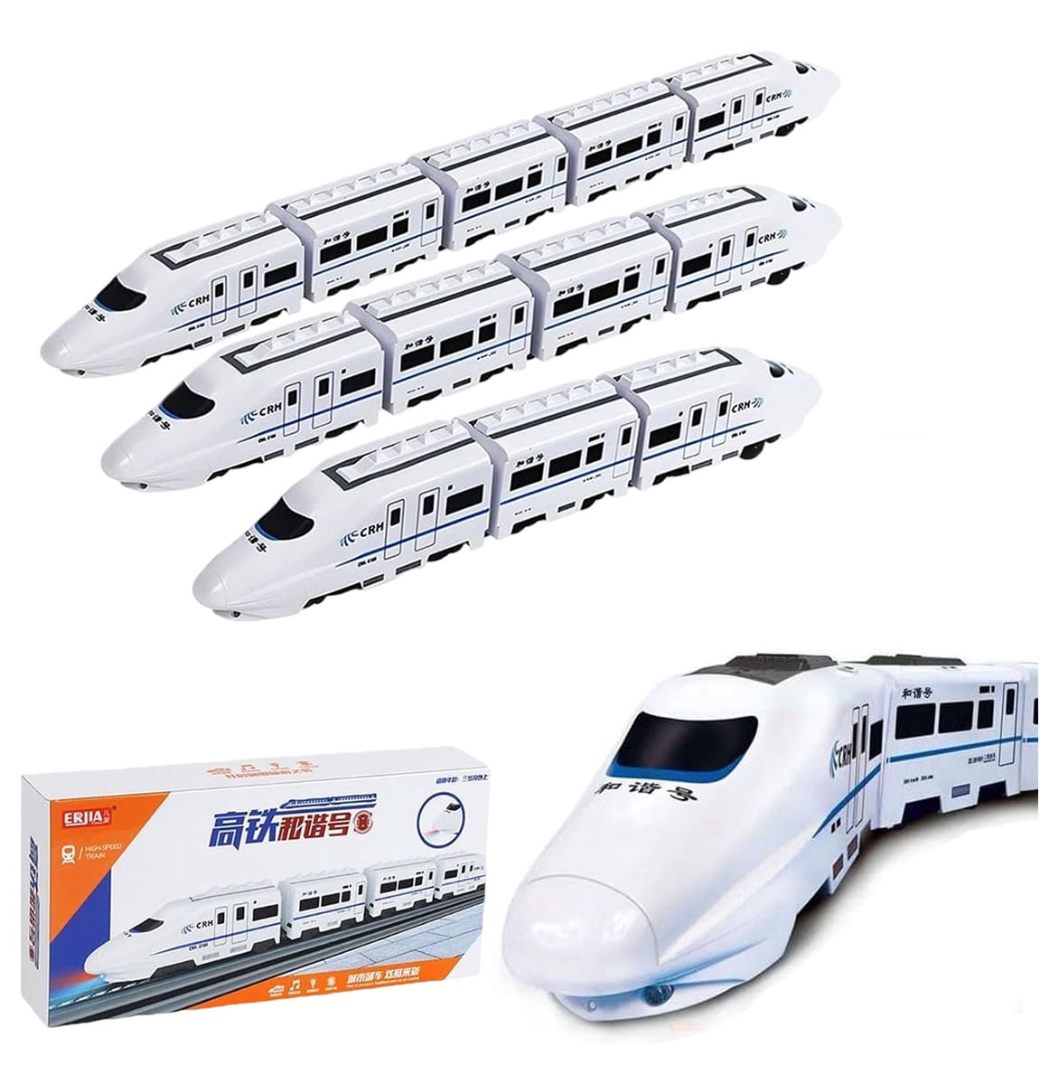 Smart Chain Train Kids Toy, Electric Train Toy with Flashing Lights ...
