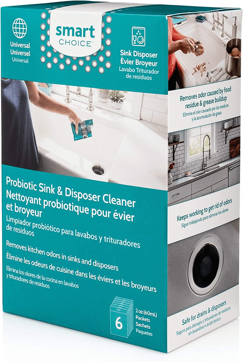 Smart Choice 10SCPROS02 Sink and Disposer 6-Treatment Cleaner - Walmart.com