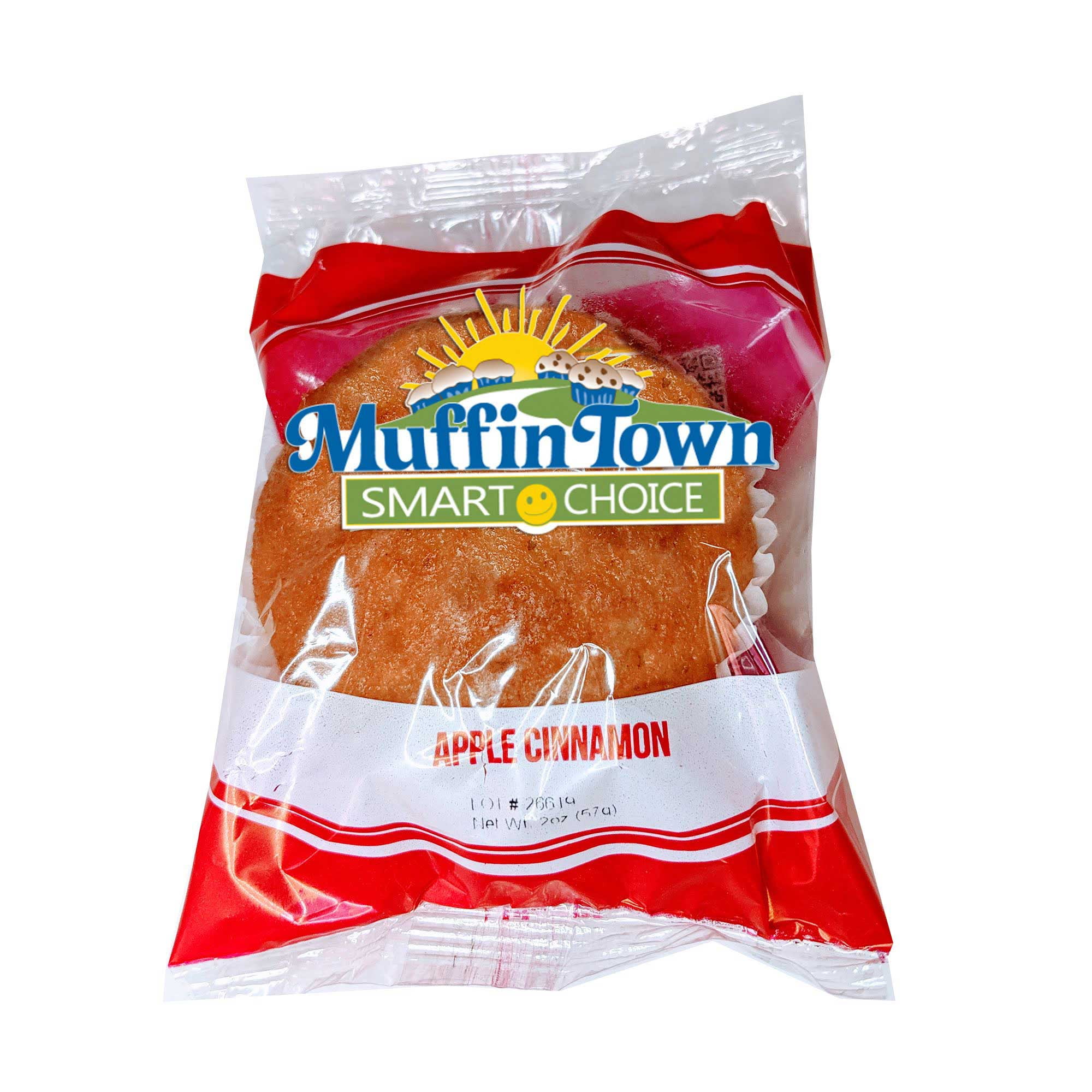 Smart Choice Whole Grain Bakery Apple Cinnamon Muffin, 2 Ounce -- 72 ...