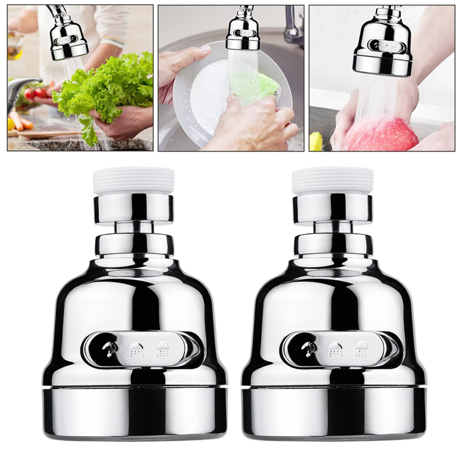 Smart Choice Buy, Faucet Tap Booster Set, 2Pcs 360 Rotating Filter ...