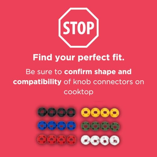 Smart Choice Range Knob Kit, Black, Fits Most Ranges and Ovens ...