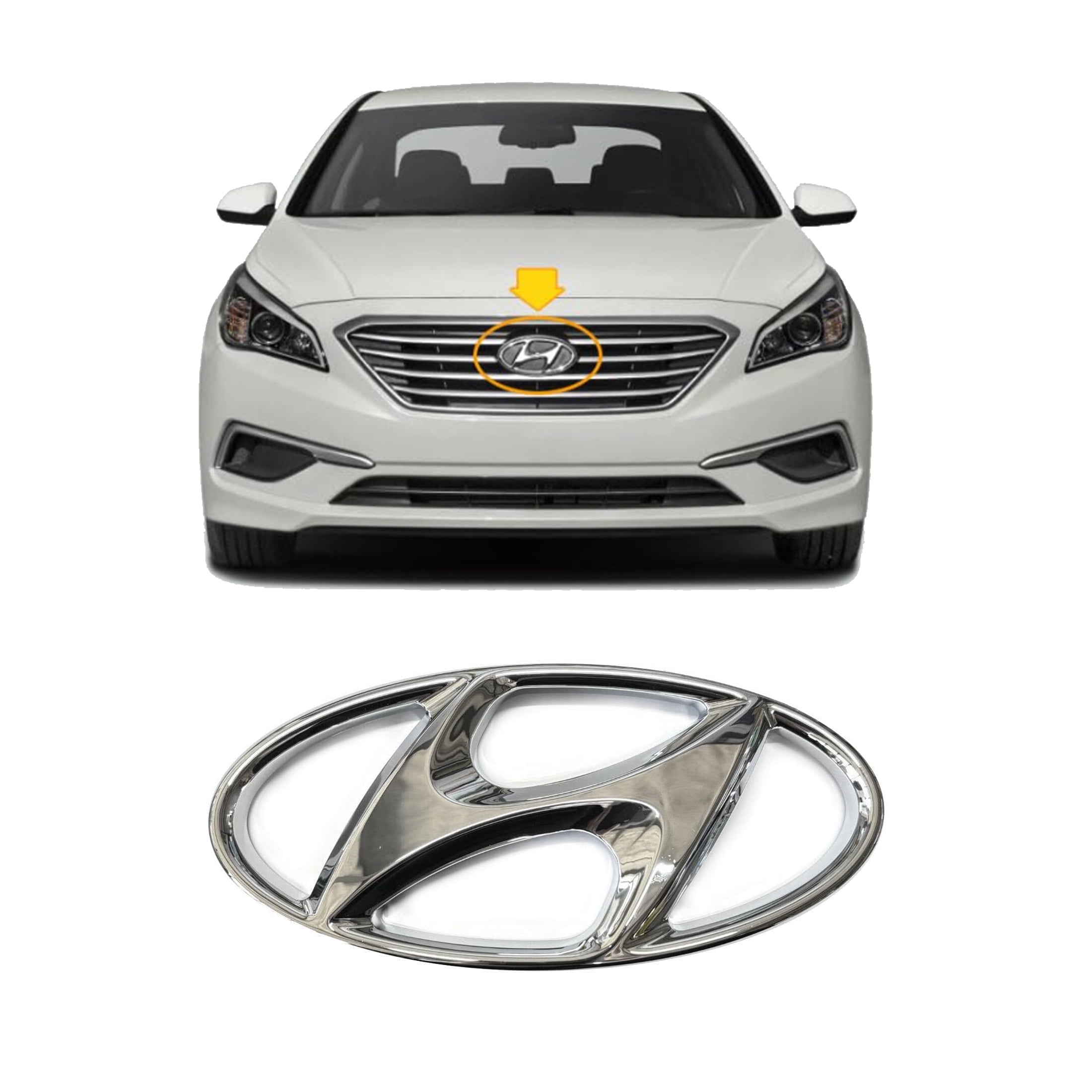 Smart Choice Store Genuine OEM 86300C2100 Logo Front Grill Emblem Badge ...