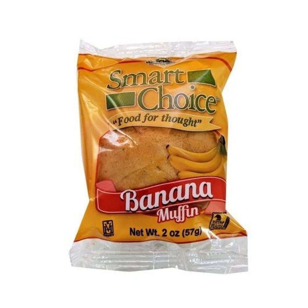 Smart Choice Whole Grain Banana Muffins, 2 Ounce -- 96 per case ...