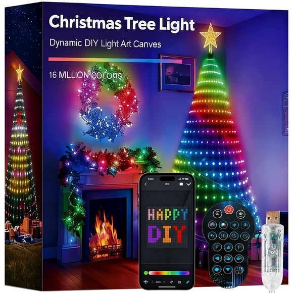 Christmas Tree Lights With Ring