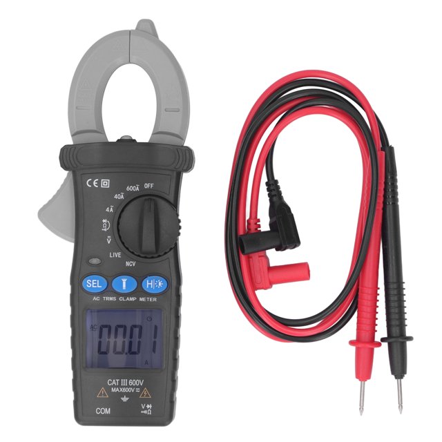 Smart Clamp Multimeter High Accuracy 600A Non Contact Backlight Digital ...