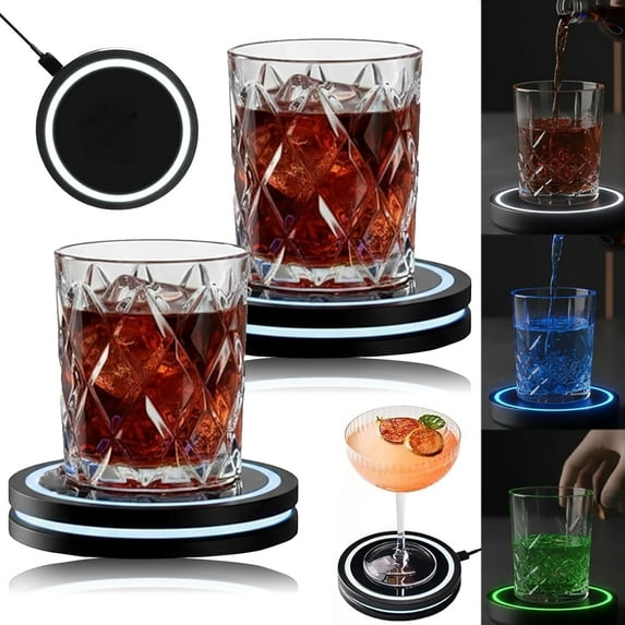 Smart Coaster, Portable Smart Coaster Machine with LED and Built-in ...