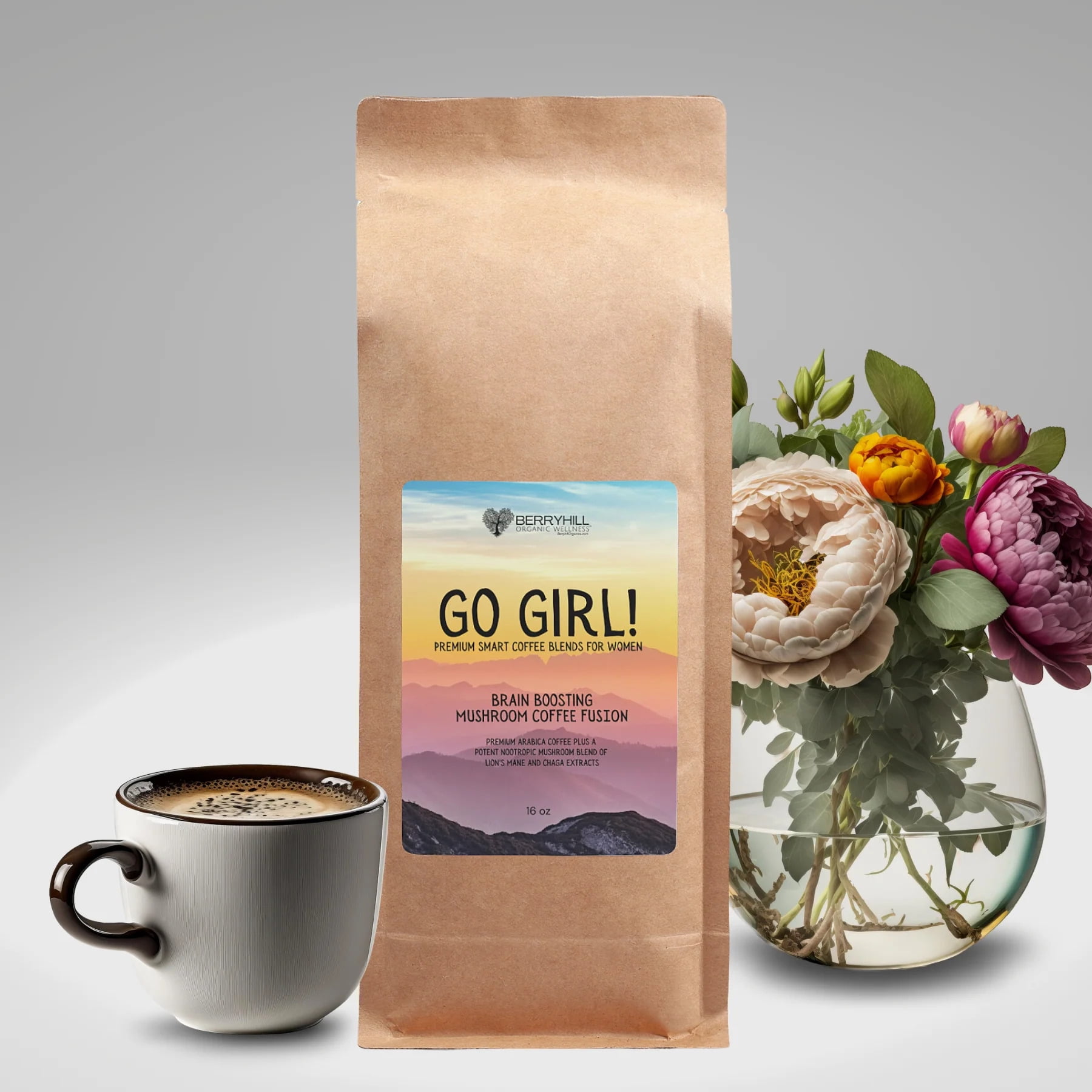 Smart Coffee - Brain Boosting Mushroom Coffee Fusion w/ Lion’s Mane ...