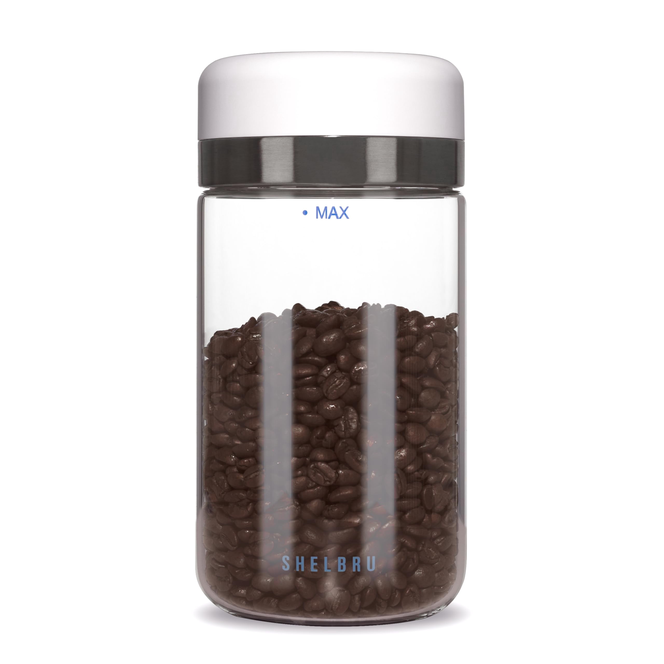 Smart Coffee Container & Food Storage w/Electric Vacuum Seal, Airtight ...