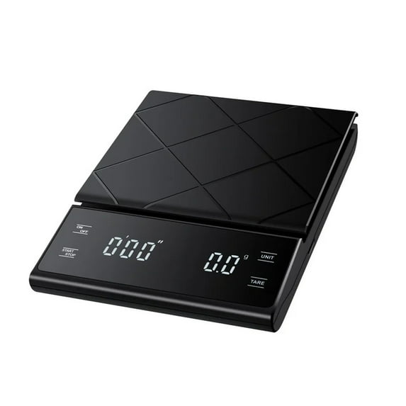 Smart Coffee Electronic Scale High Precision Digital Timing LCD Scale Coffee Balance Measuring ...