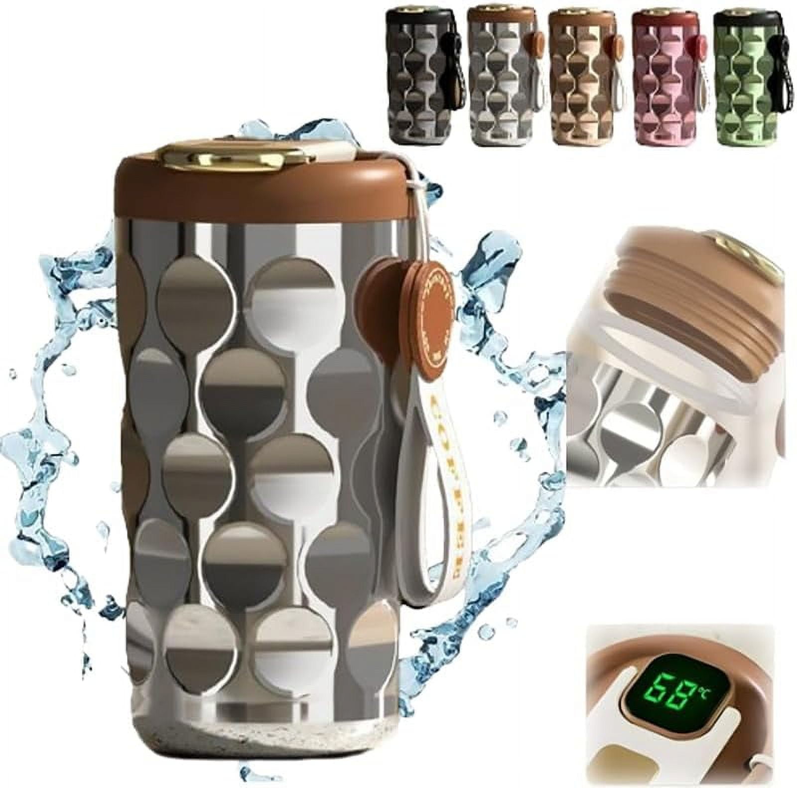 Smart Coffee Mug, 2024 New Temperature Control Travel Mug 410ML With Temperature Display Limited ...