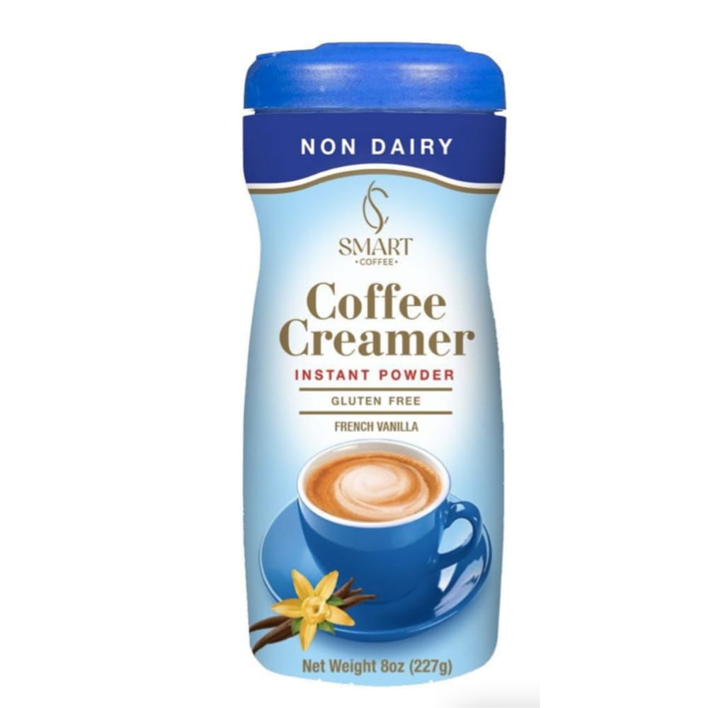 Smart Coffee Non-Dairy Coffee Creamer French Vanilla Flavor , 8 oz ...