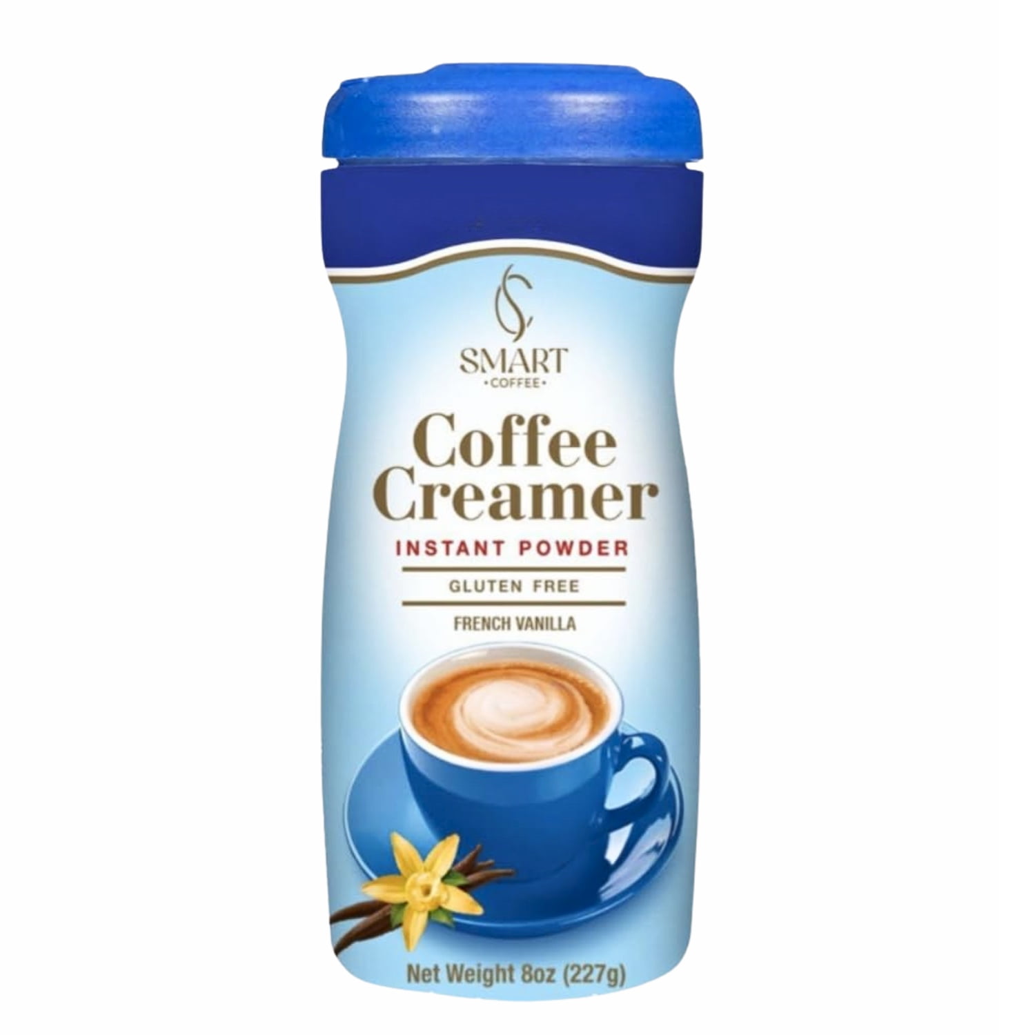 Smart Coffee Non-Dairy Coffee Creamer French Vanilla Flavor , 8 oz ...