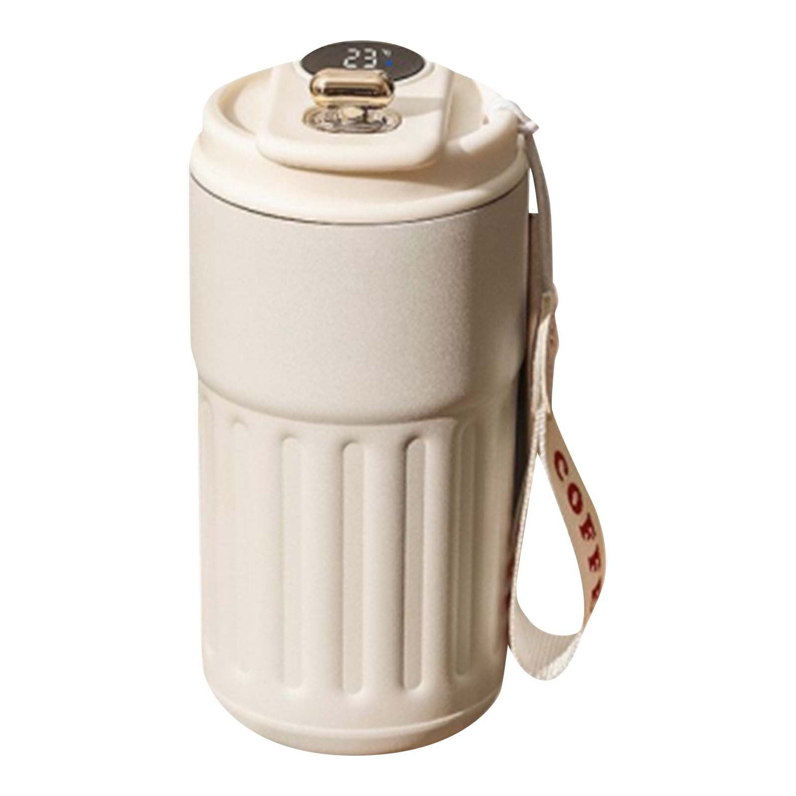 Smart Coffee Thermos, 450ml Coffee Thermos with Temperature Display ...