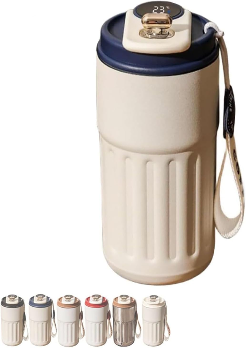 Smart Coffee cup, Led Temperature Display Coffee Mug Stainless Steel ...