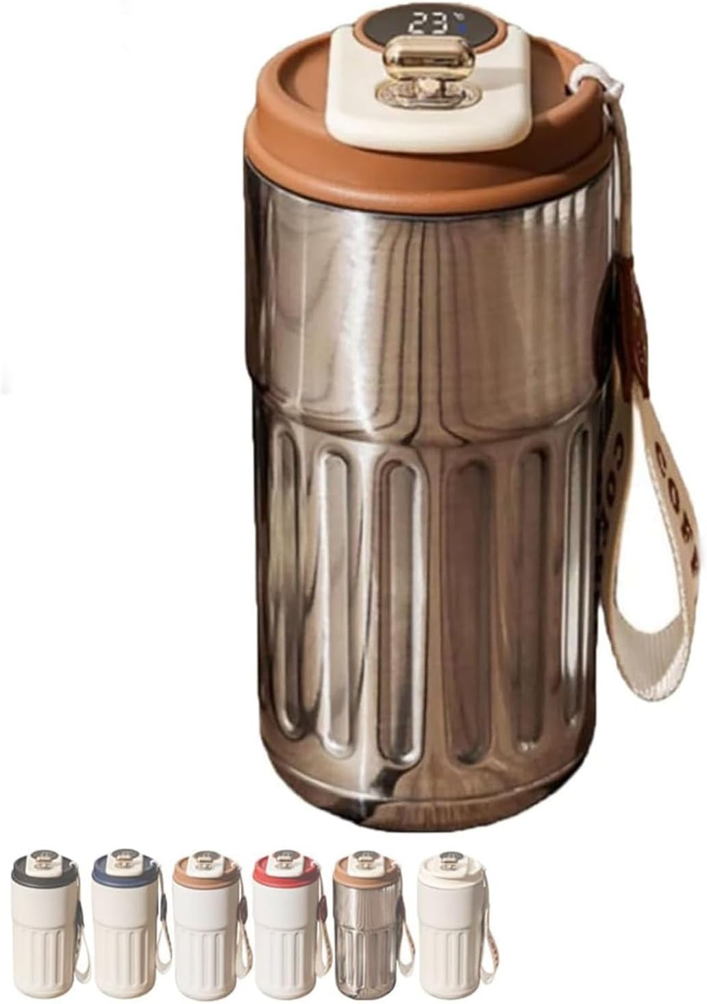 Smart Coffee cup, Led Temperature Display Coffee Mug Stainless Steel ...