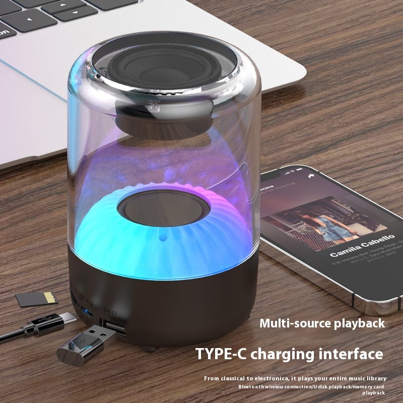 Smart Color-Changing Bluetooth Speaker – Portable Wireless Speaker with ...
