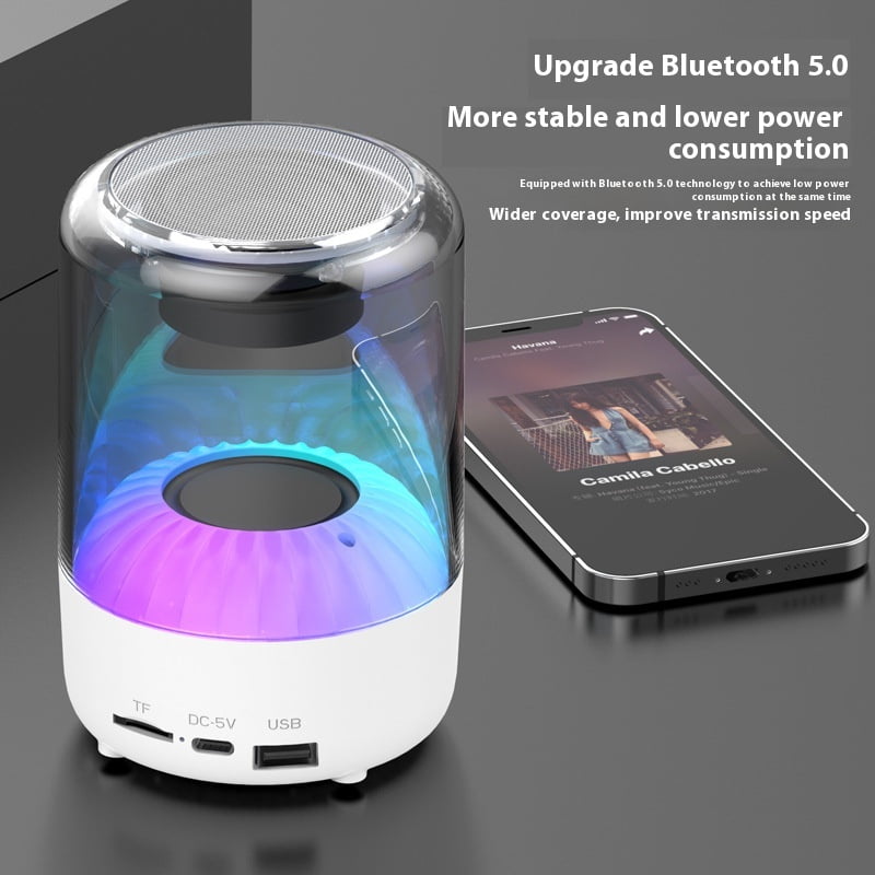 Smart Color-Changing Bluetooth Speaker – Portable Wireless Speaker with ...