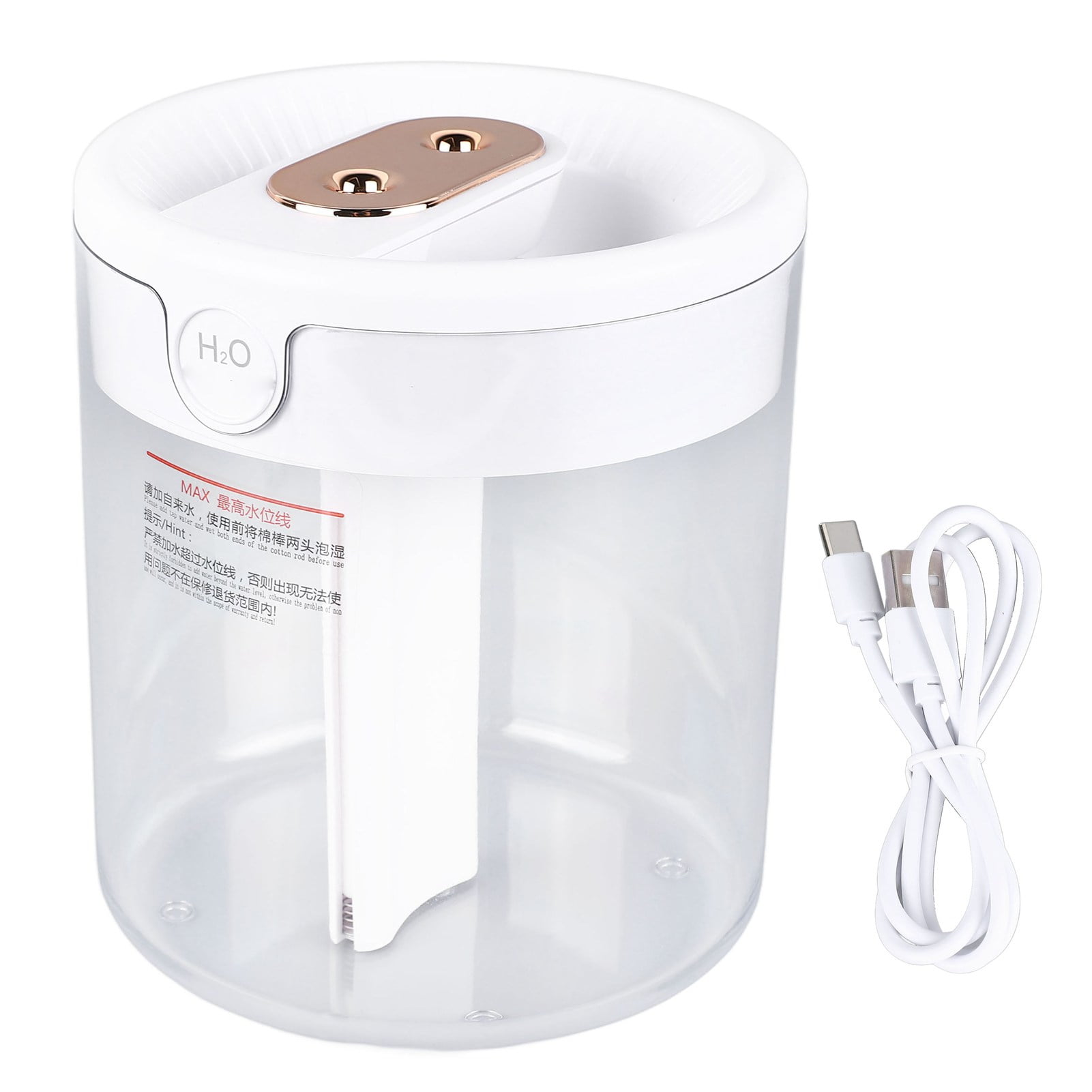 Smart Cool Mist Humidifier for Home, 2L Top Fill for Continuous Use ...