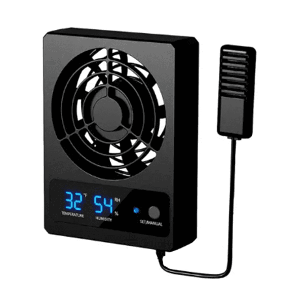 Smart Cooling Fan for Reptile Tank with LED Display Strong Wind ...