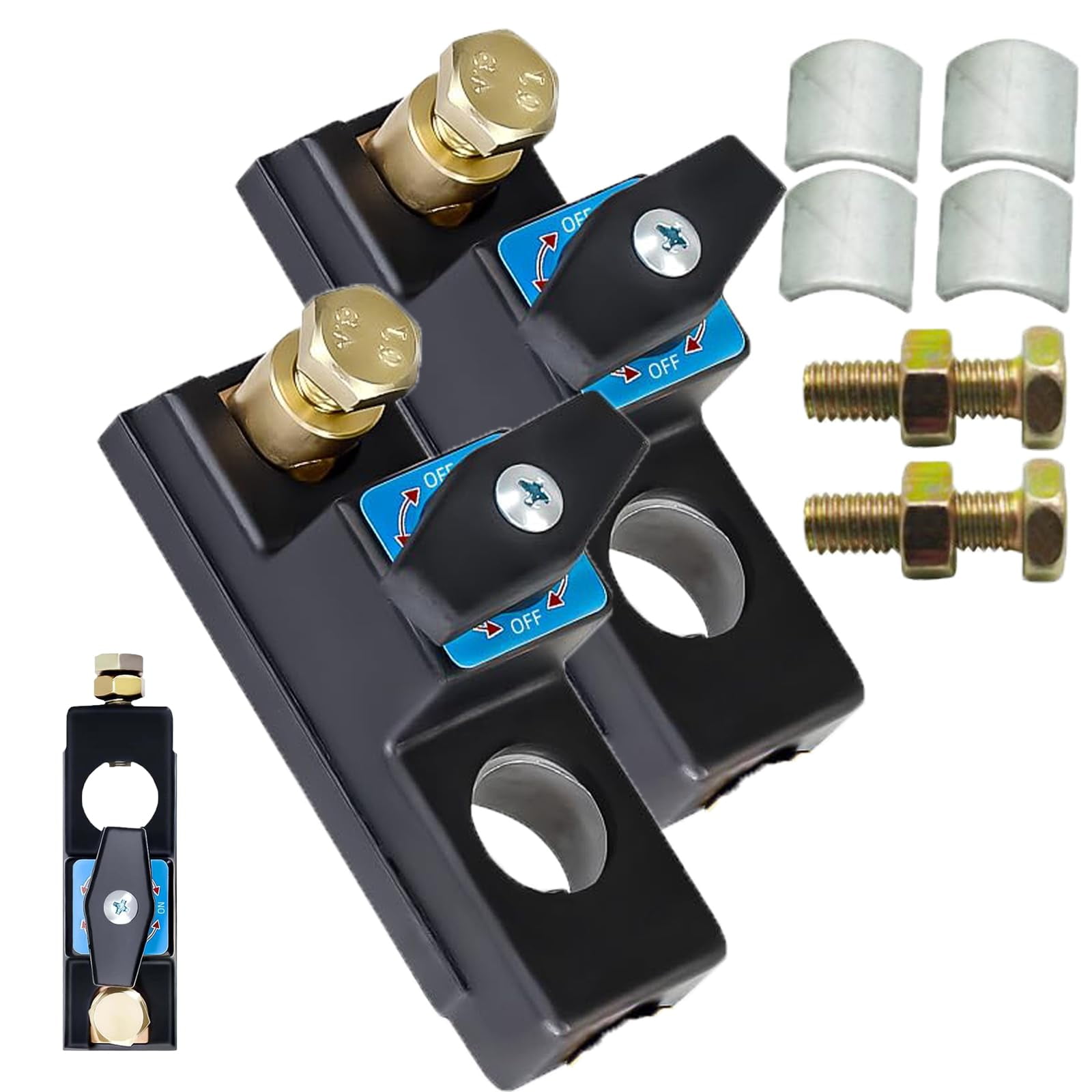 Smart Copper Battery Clamps On/Off, Heavy Duty Universal Battery ...