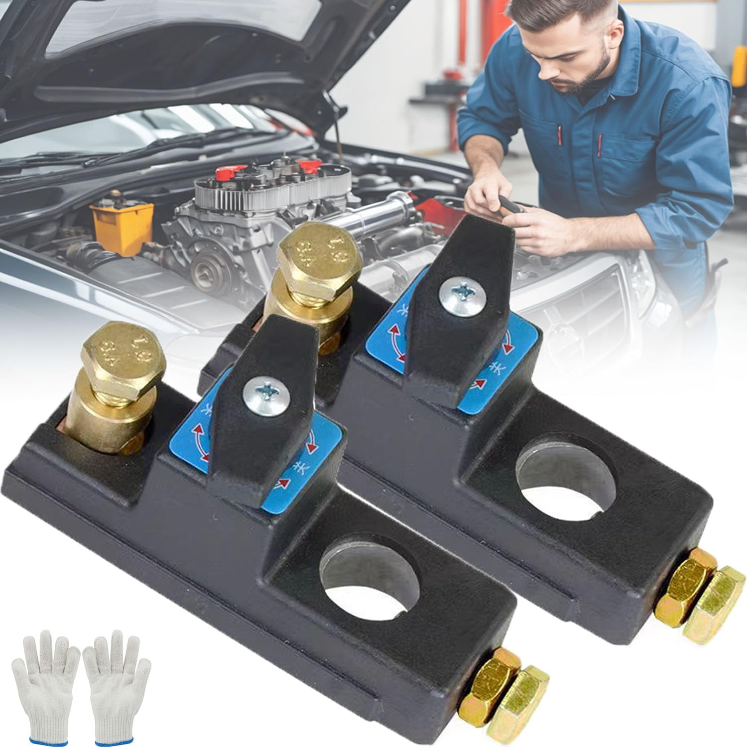 Smart Copper Battery Clamps On/Off, Smart Battery Clamp on Off Switch ...