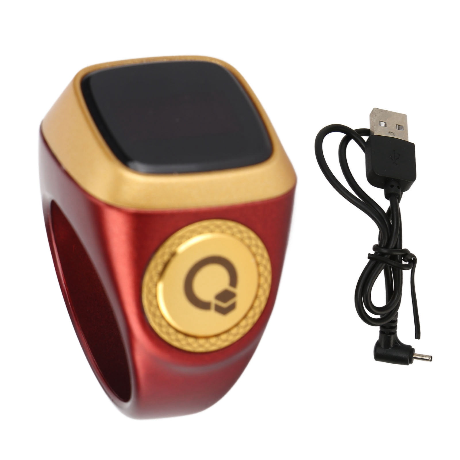 Smart Counter Ring with 0.49in Screen Support APP 20mm CNC Button ...