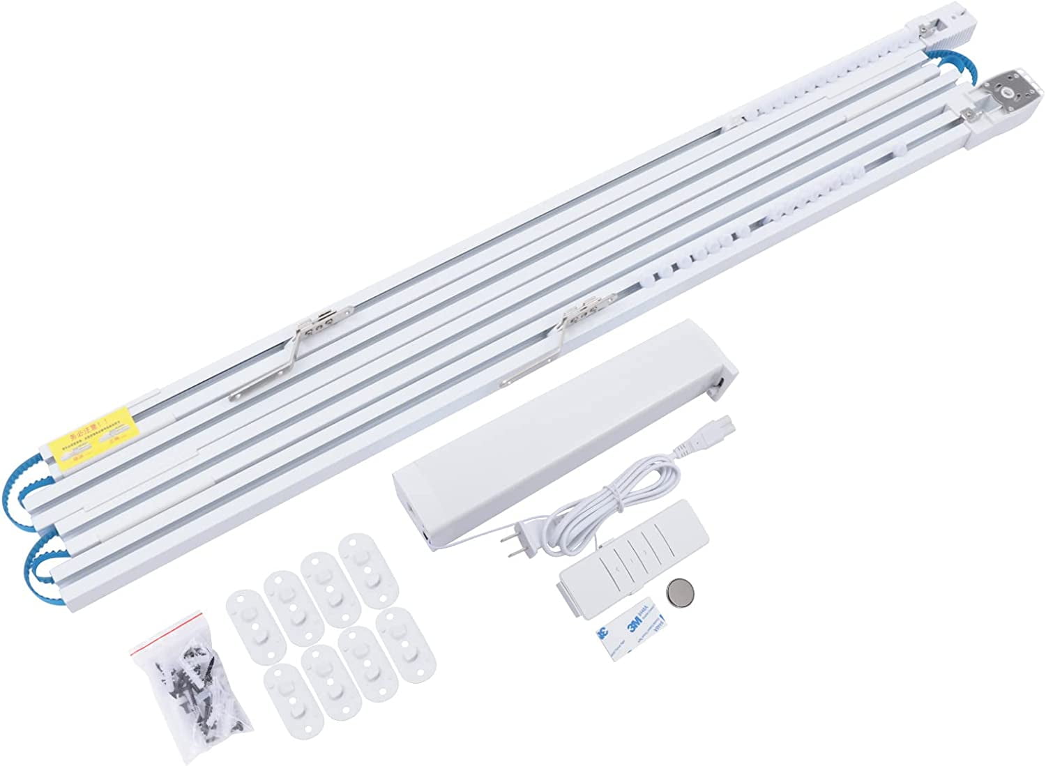 Smart Curtains System, 13ft Electric Curtain Track with Automated Rail ...