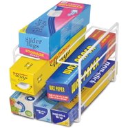 Kitchen Wrap Storage Holder - Cabinet Organizer for Foil, Food Wrap ...