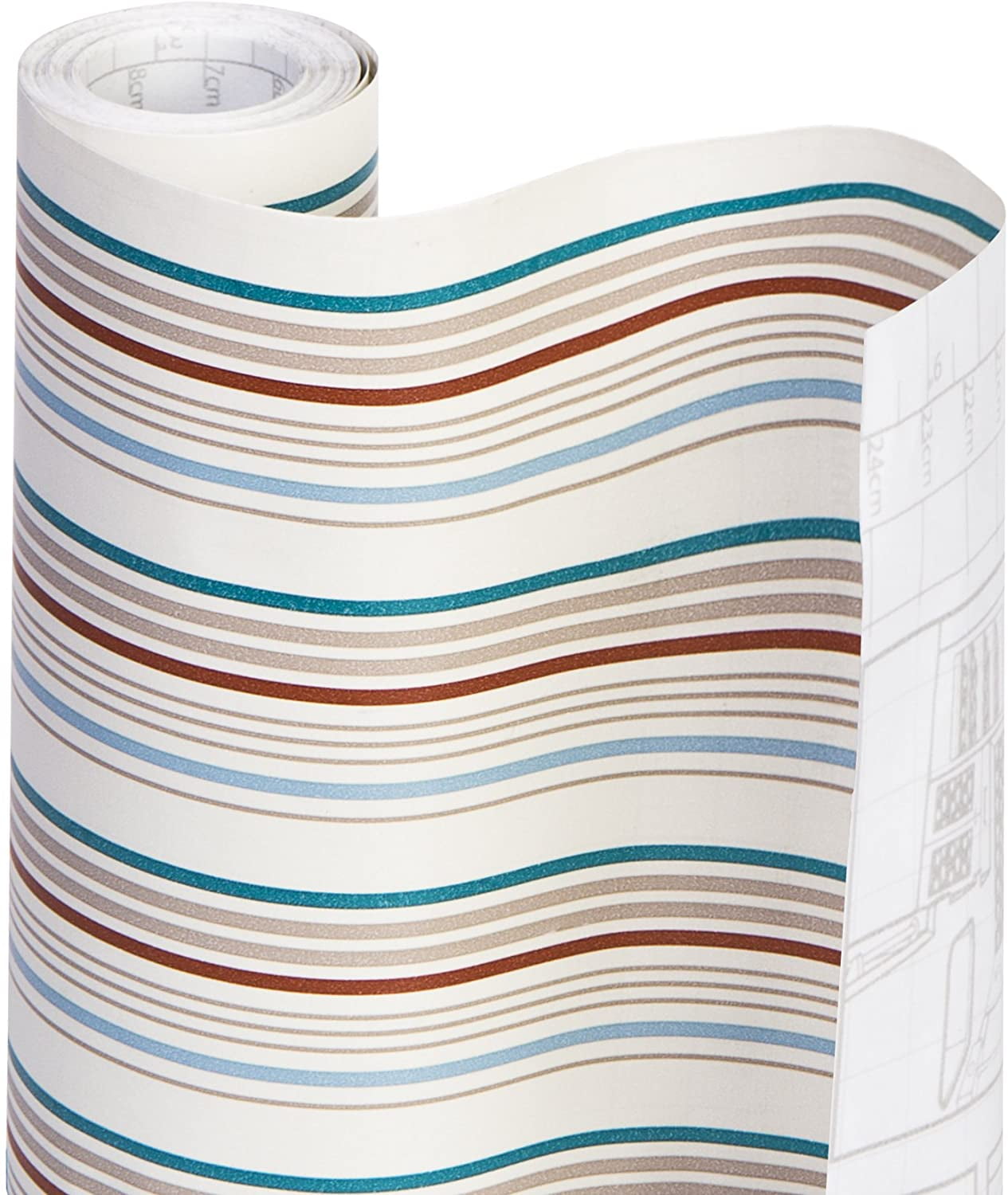 Smart Design Adhesive Shelf Liner - 18 Inch x 20 Feet - Drawer Cabinet ...