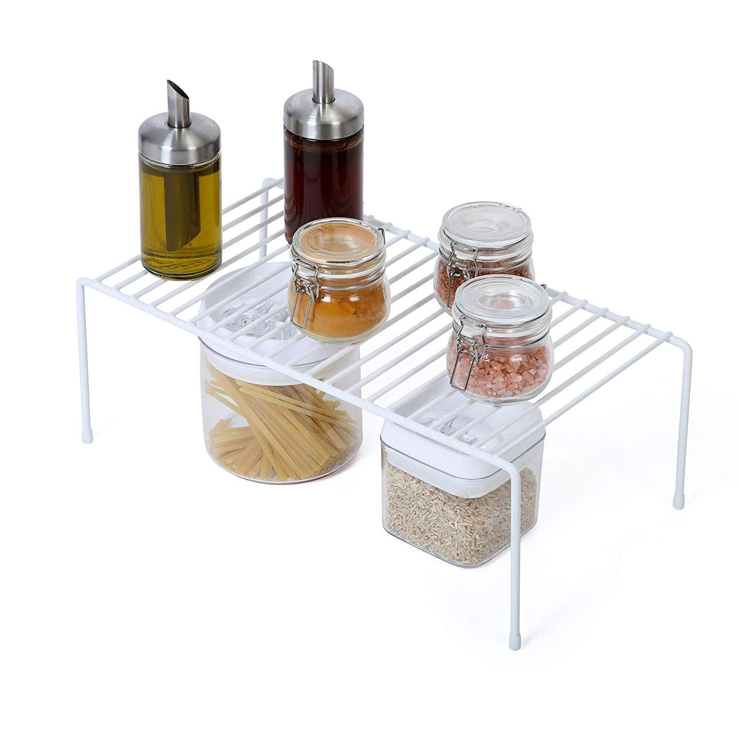 Smart Design Cabinet Storage Shelf Rack - Set of 6 - Large - 8.5 x 16 ...