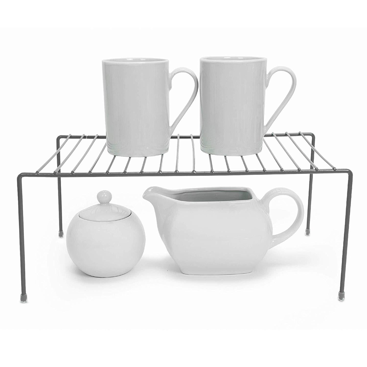 Smart Design Cabinet Storage Shelf Rack - Set of 6 - Medium - 8.5 x 13. ...