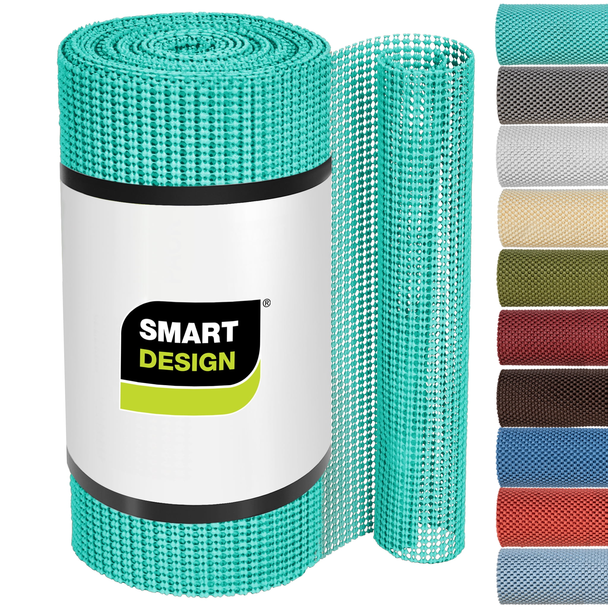 Smart Design Classic Grip Shelf Liner - 18 inch x 5 feet - Mint ...