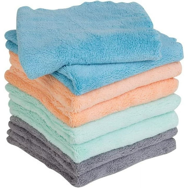 Smart Design Cleaning Cloth - Set of 8 - Non-Scratch and Ultra ...