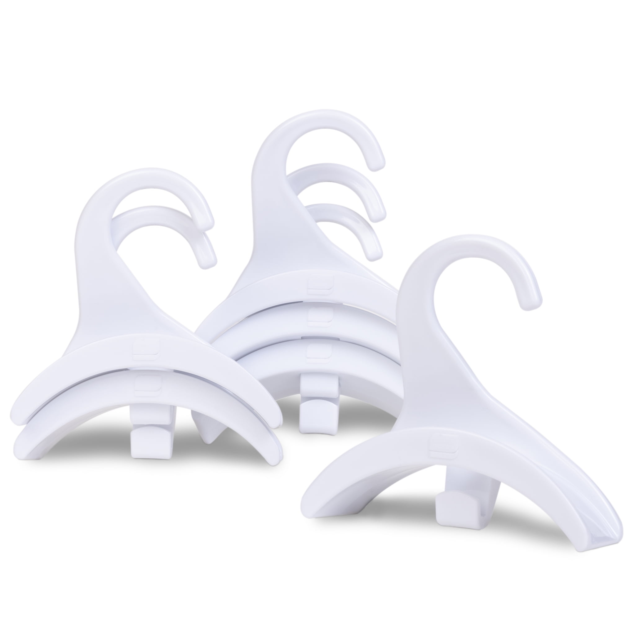 Smart Design Closet Hangbag Hangers - Set of 6 - White - Walmart.com