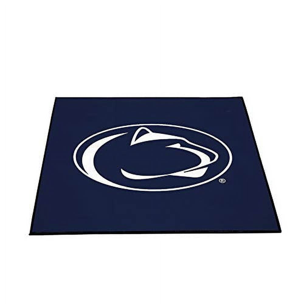 Smart Design Collegiate Tailgate Picnic Mat 9x9 ft Dark Blue White Penn ...