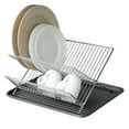 Smart Design Dish Drainer Rack with Sink or Counter Drying Board ...