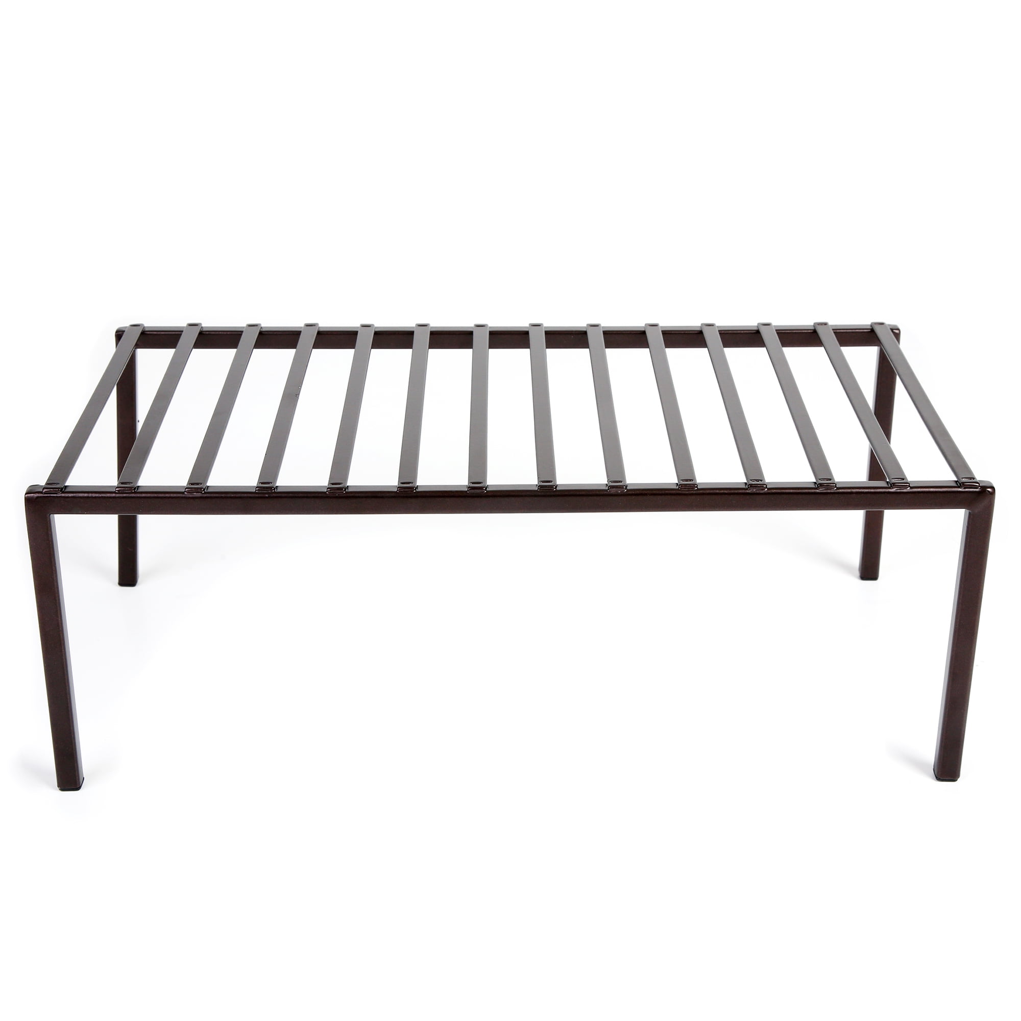Smart Design Premium Cabinet Storage Shelf Rack - Large - 8.5 x 16 inch ...