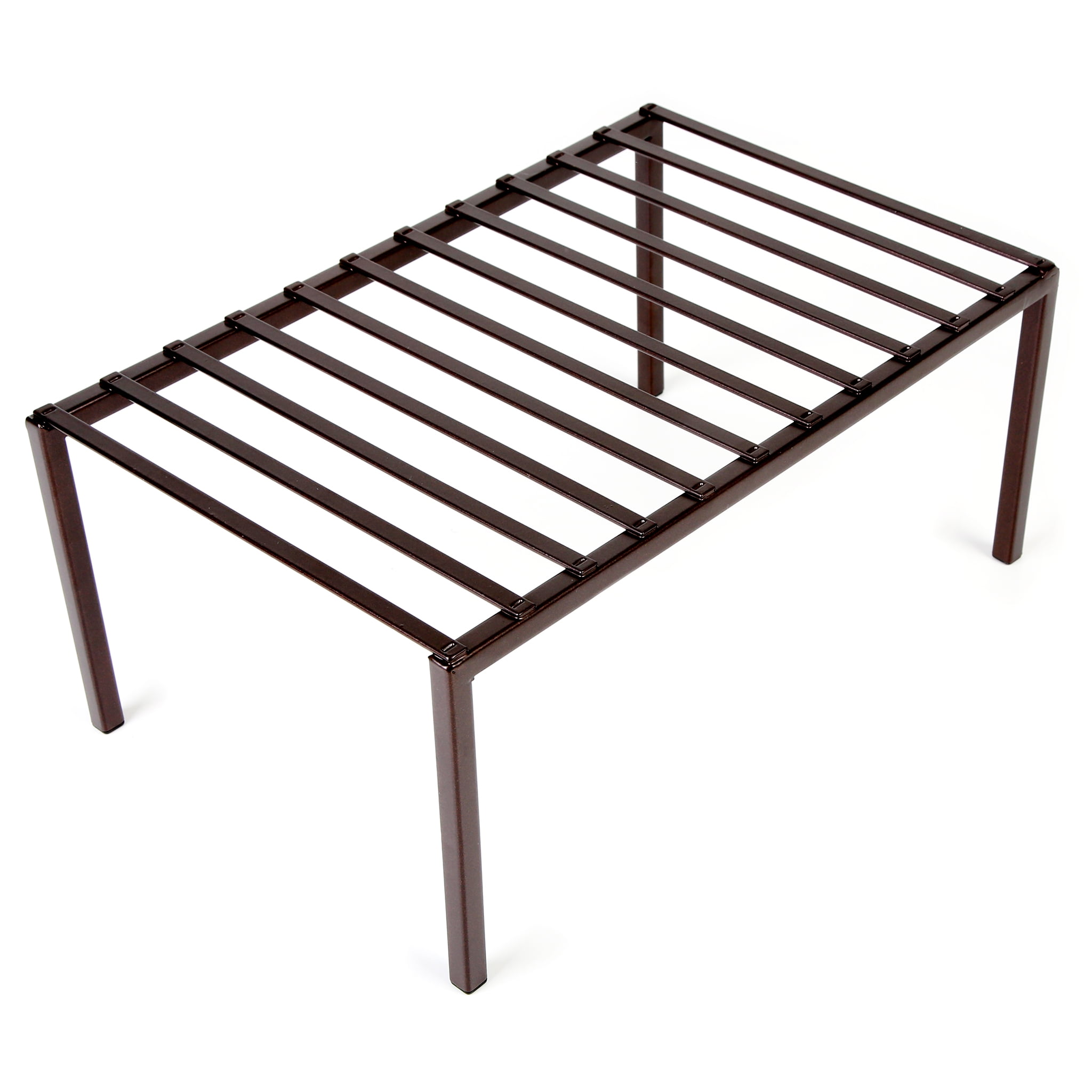 Smart Design Premium Cabinet Storage Shelf Rack - Medium - 13.25 x 8.5 ...